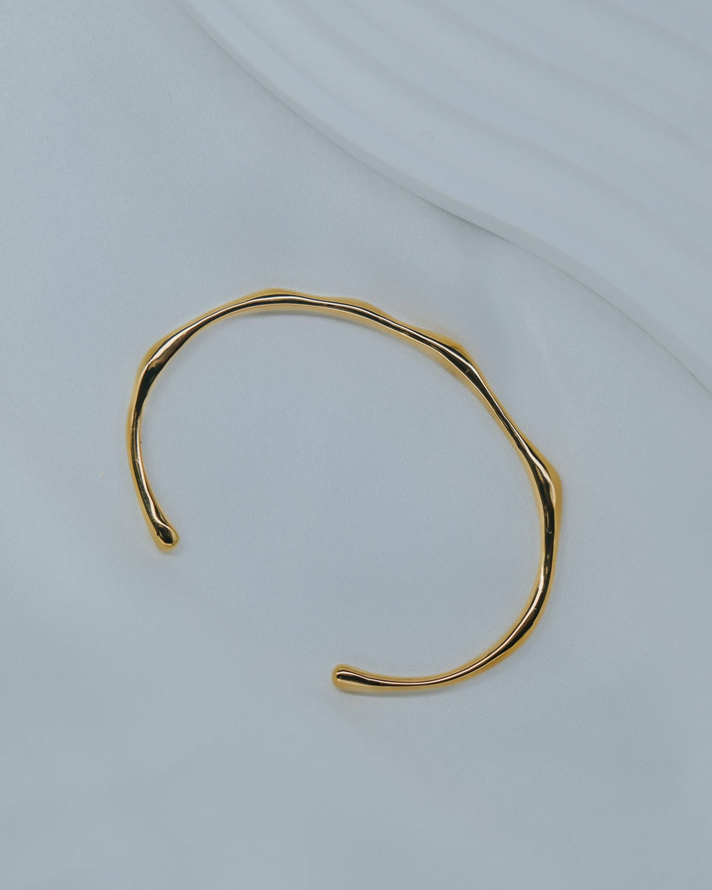 Gold Women's Stainless Steel Cuff | ENTHOLOGY | Wave Cuffs – Enthology